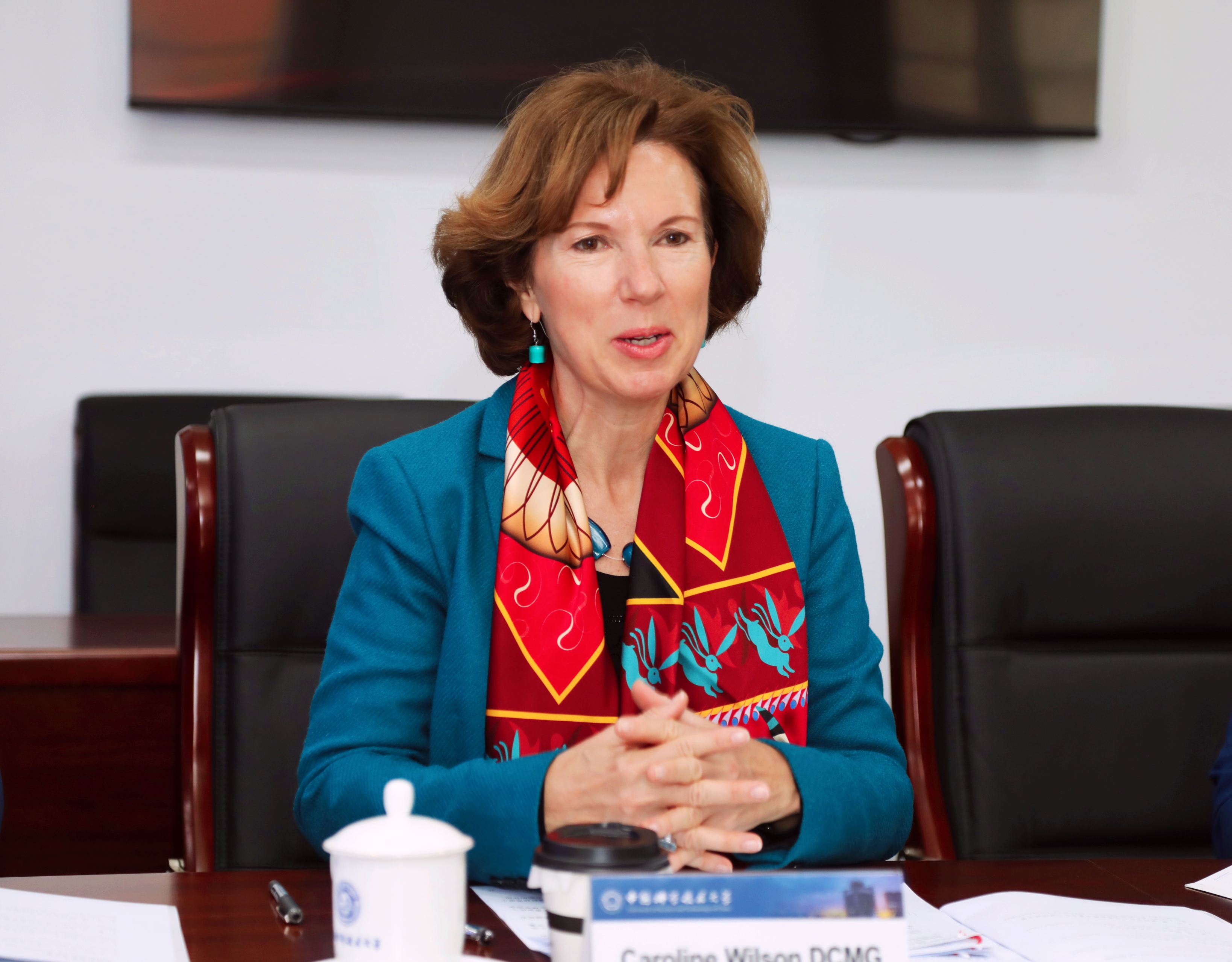 英国驻华大使Caroline Wilson女爵士访问中国科大-中国科大新闻网