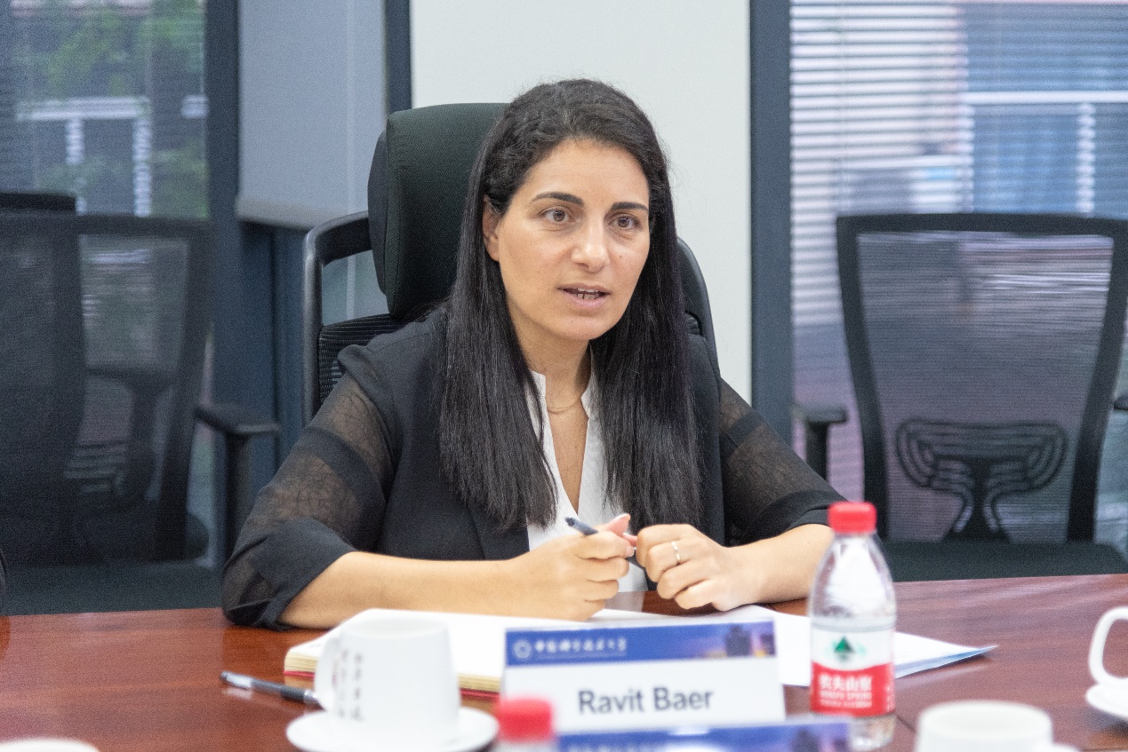 以色列驻上海总领事馆总领事 Ravit Baer女士一行访问中国科大-中国科大新闻网